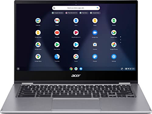 2022 Acer Chromebook Spin 514 2-in-1 Convertible Laptop | 14" FHD Touchscreen | AMD Ryzen 3 3250C Processor | 4GB RAM | 64GB eMMC | USB-C | 10+ Long Battery Life | Backlit KB | Chrome OS | TiTac Card