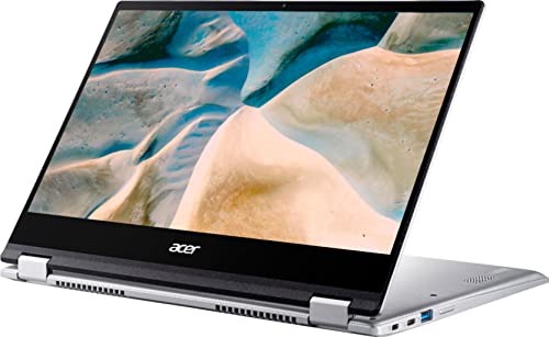 2022 Acer Chromebook Spin 514 2-in-1 Convertible Laptop | 14" FHD Touchscreen | AMD Ryzen 3 3250C Processor | 4GB RAM | 64GB eMMC | USB-C | 10+ Long Battery Life | Backlit KB | Chrome OS | TiTac Card