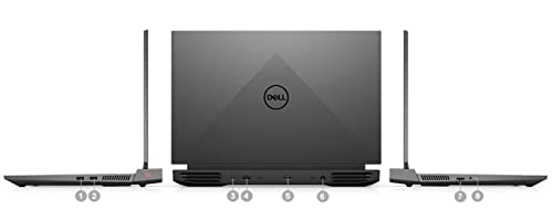 Dell G15 5511 Gaming Laptop (2021) | 15.6" FHD | Core i5 - 512GB SSD - 8GB RAM - RTX 3050 | 6 Cores @ 4.5 GHz - 11th Gen CPU (Renewed)