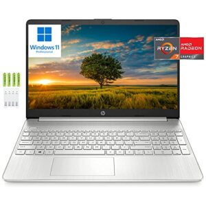 hp 15 15.6″ hd business laptop computer [windows 11 pro], octa-core amd ryzen 7 5700u (beat beats i7-10510u), 16gb ram, 512gb pcie ssd, numeric keypad, wi-fi 6, hdmi, usb, long battery life, w/battery