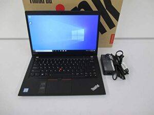 lenovo thinkpad t490s laptop, intel core i7-8665u, 16gb ram, 512gb ssd, windows 10 pro 64-bit (20nx0072us) (renewed)