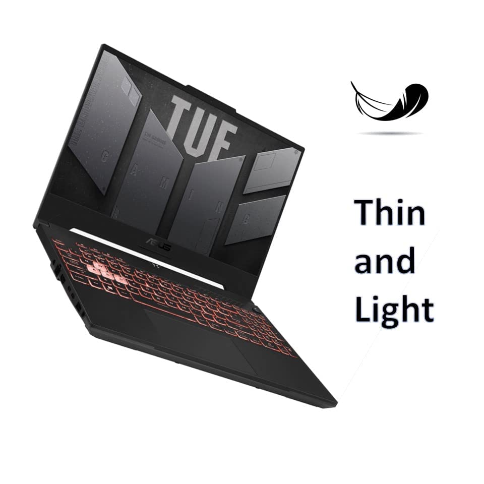 ASUS 2022 TUF Gaming A15 15.6" FHD 144Hz Gaming Laptop - AMD Ryzen 7 -6800H -RTX 3050 Ti, DDR5, MUX, RGB Backlit KB, WiFi 6, Win 11, w/HDMI(16GB RAM 512GB SSD)