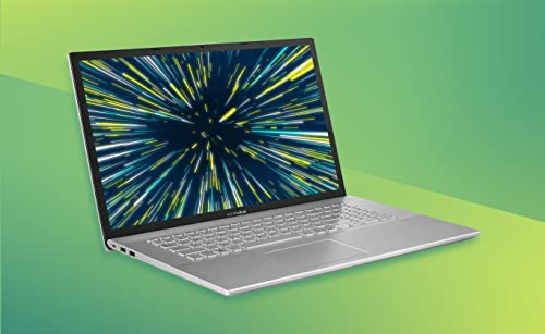 ASUS 2022 VivoBook 17 K712EA Thin and Light Laptop, 17.3” FHD Display, Intel Core i5-1135G7, 16GB DDR4 RAM, 512GB PCIe SSD, Backlit Keyboard, Wireless-AX, HDMI, Windows 10, Silver