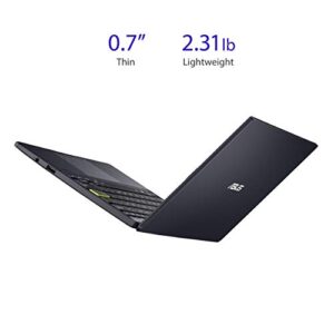 ASUS Laptop L210 11.6” Ultra Thin, Intel Celeron N4020 Processor, 4GB RAM, 64GB eMMC Storage, Windows 10 Home in S Mode with One Year of Office 365 Personal, L210MA-DB02,Star Black