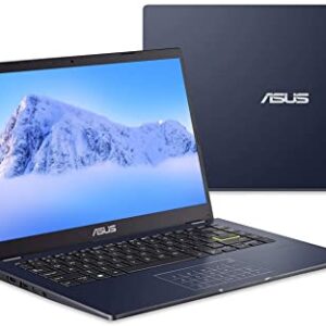 ASUS 2022 L410 Thin Light Student Laptop Computer, 14" FHD Display, Intel Celeron Processor, 4GB RAM, 512 GB Storage, 12Hours Battery, Backlit Keyboard, Windows 10 + 1 Year Microsoft 365, Star Black