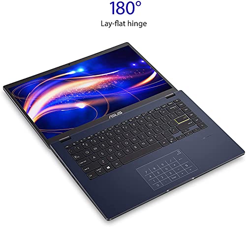 ASUS 2022 L410 Thin Light Student Laptop Computer, 14" FHD Display, Intel Celeron Processor, 4GB RAM, 512 GB Storage, 12Hours Battery, Backlit Keyboard, Windows 10 + 1 Year Microsoft 365, Star Black