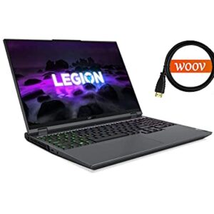 Lenovo Legion 5 Pro Gen 6 AMD Gaming Laptop, 16.0" QHD IPS 165Hz, Ryzen 7 5800H, GeForce RTX 3070 8GB, TGP 140W, Win 10 Home, 32GB RAM | 2TB PCIe SSD,HDMI Cable Bundle