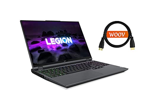 Lenovo Legion 5 Pro Gen 6 AMD Gaming Laptop, 16.0" QHD IPS 165Hz, Ryzen 7 5800H, GeForce RTX 3070 8GB, TGP 140W, Win 10 Home, 32GB RAM | 2TB PCIe SSD,HDMI Cable Bundle