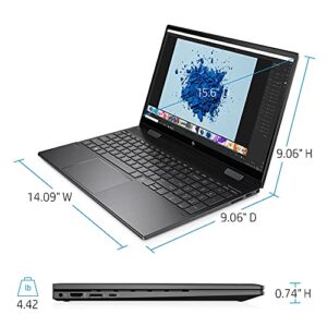 HP Envy x360 2-in-1 Convertible Business Laptop, 15.6” FHD Touchscreen, AMD Ryzen 7 5700U, Windows 10 Pro, 1TB SSD, 32GB RAM, Fingerprint Reader, Backlit Keyboard, Wi-Fi 6, 32GB Durlyfish USB Card