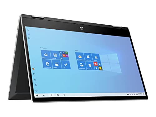 HP Flagship Pavilion X360 14 2-in-1 Laptop Computer 14" HD Anti-Glare Touchscreen 11th Gen Intel Core i3-1115G4 (Beats i5-1035G4) 8GB RAM 512GB SSD HDMI USB-C B&O Audio Win10 Pro Silver + Pen