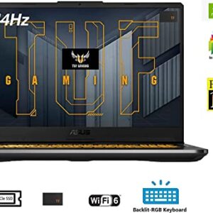 ASUS Newest TUF Premium Gaming Laptop: 17.3" FHD 144Hz IPS Display, Intel Gaming H Core i5-11260H, 32GB RAM, 2TB SSD+1TB HDD, NVIDIA GeForce RTX 3050, Wifi6, Backlit-KYB, DTS, Win10H, TF