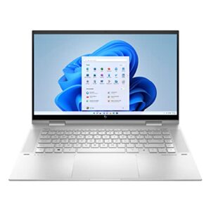 hp envy 15t x360 2022 i7-1195g7, 16gb ram, 512 gb nvme ssd, 15.6″ 4k oled touch, windows 11 pro, wi-fi 6, tilt pen, nvidia mx450 2gb gpu, silver color, b&o audio, 64 gb tech warehouse flash drive