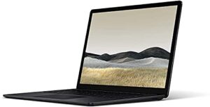 microsoft surface laptop 3, 10th gen intel core i5 (13.5″ touchscreen – 8gb memory – 256gb ssd) – black (renewed premium)