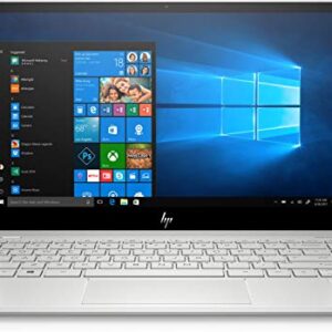 HP Envy Laptop, 13.3" Full HD Screen, Intel Core i5-8265U Quad-Core Processor, 8GB RAM, 256GB SSD, Wi-Fi, Bluetooth, Webcam, Backlit Keyboard, Fingerprint Reader, Windows 10, Silver (Non-Touchscreen)