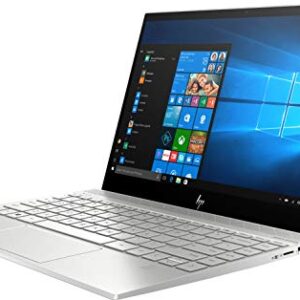 HP Envy Laptop, 13.3" Full HD Screen, Intel Core i5-8265U Quad-Core Processor, 8GB RAM, 256GB SSD, Wi-Fi, Bluetooth, Webcam, Backlit Keyboard, Fingerprint Reader, Windows 10, Silver (Non-Touchscreen)