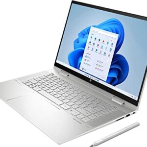 2022 HP Envy X360 15.6" FHD IPS Touchscreen 2-in-1 Laptop 11th Intel Core i7-1195G7 Iris Xe Graphics 32GB DDR4 1TB SSD Thunderbolt 4 WiFi 6 Backlit KB FP Reader Win 11 Pro Stylus Pen w/ RATZK 32GB