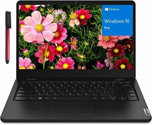 lenovo windows 10 pro business laptop, amd 3015e processor up to 2.3ghz, 14″ anti-glare, 4gb ddr4 ram, 64gb emmc, bluetooth, wifi, type-c, built-in webcam, hdmi, broag 64gb flash drive