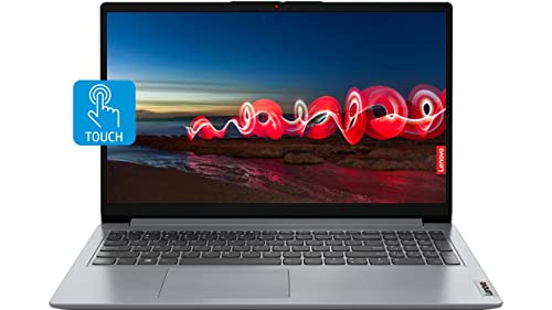 Lenovo IdeaPad Laptop, 15.6" FHD Touch-Screen Display, AMD Ryzen 7 5700U(Beats i7-1180G7), Wi-Fi, HDMI, Wireless-AX, Cloud Grey, Windows 11 (24GB RAM | 1 TB PCIe SSD)