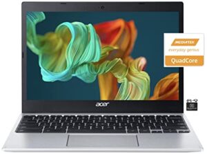 acer 2022 flagship 311 chromebook 11.6″ hd display laptop student business, mediatek mt8183c 8-core processor, 4gb ram, 32gb emmc, wi-fi 5, webcam, upto 15 hours battery, chrome os+hubxcelaccessories