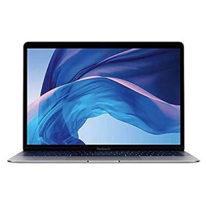 apple 2018 13.3in macbook air, mac os, intel core i5, 1.6 ghz, intel uhd graphics 617, 256 gb, space gray (renewed)