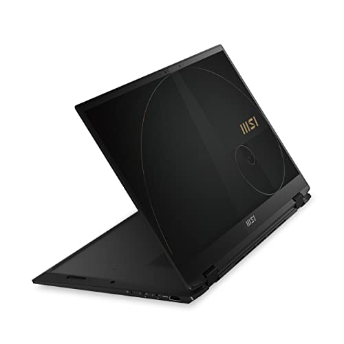 MSI Summit E16 Flip 16" QHD+ Touch Ultra Thin 2-in-1 Business Laptop: Intel Core i7-1260P RTX 3050 16GB LPDDR5 512GB NVMe, 360-Degree Flip, Thunderbolt 4, MSI Pen, Win 11 Pro: Ink Black A12UDT-008