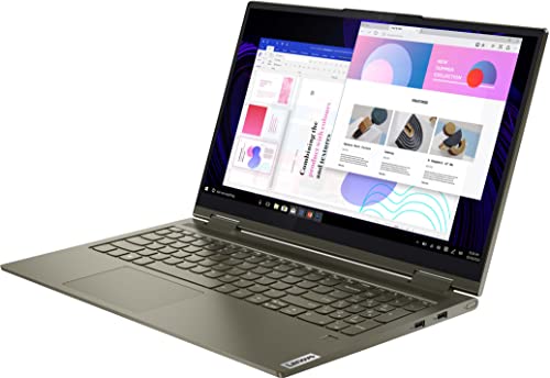 Lenovo 2023 Yoga 7i 2-in-1 X360 Yoga 15.6" Touch Screen Laptop, Intel Evo Platform Core i7 1165G7, 12GB RAM, 1TB PCIe SSD, Intel Iris Xe Graphics, Backlit Keyboard, Win 11 Professional, YSC Accessory