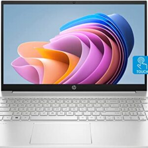 2022 HP Pavilion 15.6" FHD Touchscreen Laptop, AMD Ryzen 7-5825U Up to 4.5GHz Processor (Beat i7-1180G7), 32GB RAM, 1TB PCIe NVMe SSD, Backlit Keyboard, USB-A&C, Fast Charge, Windows 11, Silver