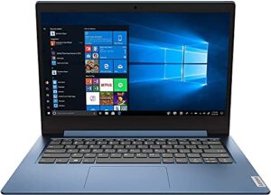 lenovo 14inch hd laptop, intel pentium silver quad-core n5030 processor up to 3.10 ghz, 128gb ssd, 4gb ram, intel uhd graphics, hdmi, windows 10 os (renewed)