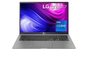 lg 2022 gram ultralight laptop 17″ wqxga ips lgd intel evo 12-core i7-1260p 16gb lpddr5 512gb ssd iris xe graphics hdmi wifi 6e thunderbolt4 backlit fpr full day battery windows 11 pro w/re usb