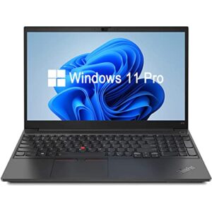 lenovo thinkpad e15, intel core i5-1135g7, intel iris xe graphics, 15.6″ fhd anti-glare low blue light display, ethernet port, thunderbolt 4, windows 10 pro(32gb ram | 1tb ssd)