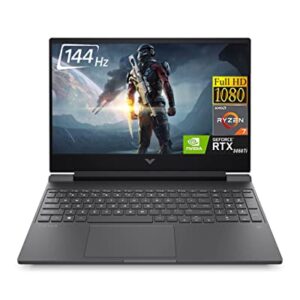 HP Victus Gaming Laptop 2022 Newest, 15.6 inch FHD Display, AMD Ryzen 7 5800H(Beat i7-11800H) 8 Core, NVIDIA GeForce RTX 3050 Ti, 16GB RAM, 1TB SSD, WiFi, Windows 11 Home, Bundle with JAWFOAL