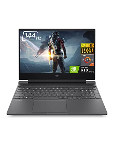 HP Victus Gaming Laptop 2022 Newest, 15.6 inch FHD Display, AMD Ryzen 7 5800H(Beat i7-11800H) 8 Core, NVIDIA GeForce RTX 3050 Ti, 16GB RAM, 1TB SSD, WiFi, Windows 11 Home, Bundle with JAWFOAL