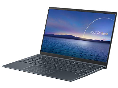 Newest Asus Zenbook 14" IPS FHD NanoEdge Bezel Display Ultra-Slim Laptop, 4th Gen AMD Ryzen 7 4700U 8-Core, 16GB RAM, 1TB PCIe SSD, Backlit Keyboard, NumberPad, Windows 10 Pro, Pine Gray