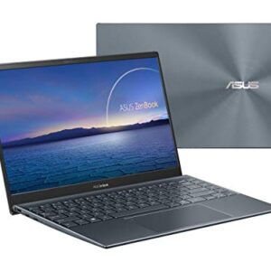 Newest Asus Zenbook 14" IPS FHD NanoEdge Bezel Display Ultra-Slim Laptop, 4th Gen AMD Ryzen 7 4700U 8-Core, 16GB RAM, 1TB PCIe SSD, Backlit Keyboard, NumberPad, Windows 10 Pro, Pine Gray