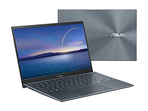 Newest Asus Zenbook 14" IPS FHD NanoEdge Bezel Display Ultra-Slim Laptop, 4th Gen AMD Ryzen 7 4700U 8-Core, 16GB RAM, 1TB PCIe SSD, Backlit Keyboard, NumberPad, Windows 10 Pro, Pine Gray