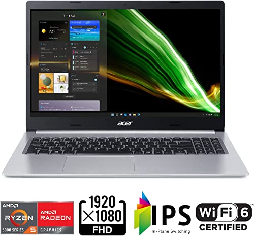 Acer Aspire 5 Slim Laptop | 15.6" Full HD IPS | 6 Cores AMD Ryzen 5 5500U | AMD Radeon Graphics | WiFi 6 | Backlit KB | Windows 11 Home w/Mousepad (40GB RAM | 2TB SSD)