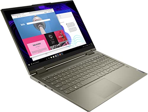 2022 LENOVO Yoga 7i 2-in-1 laptop 15.6 inch FHD Touchscreen Intel EVO Platform 11th Core i7-1165G7 Iris Xe Graphics 12GB DDR4 1TB SSD WI-FI 6 Thunderbolt 4.0 Backlit KB with Fingerprint Windows 10 Pro