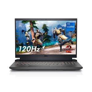 dell g15 5520 15.6 inch gaming laptop – 1080p fhd 120hz display, intel core i7-12700h, 16gb ddr5 ram, 512gb ssd, nvidia geforce rtx 3060 6gb gddr6, wi-fi 6, usb c, windows 11 – dark shadow grey