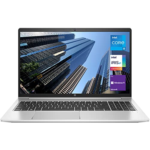 HP ProBook 450 G8 Business Laptop, 15.6" FHD IPS Display, Intel Core i5-1135G7 Quad-Core Processor, 16GB DDR4 RAM, 512GB PCIe SSD, Webcam, HDMI, Backlit Keyboard, RJ-45, Wi-Fi, Windows 11 Pro, Silver