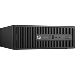 hp prodesk 400 g3-sff, core i5-6500 3.2ghz, 8gb ram, 256gb solid state drive, windows 10 pro 64bit, (renewed)