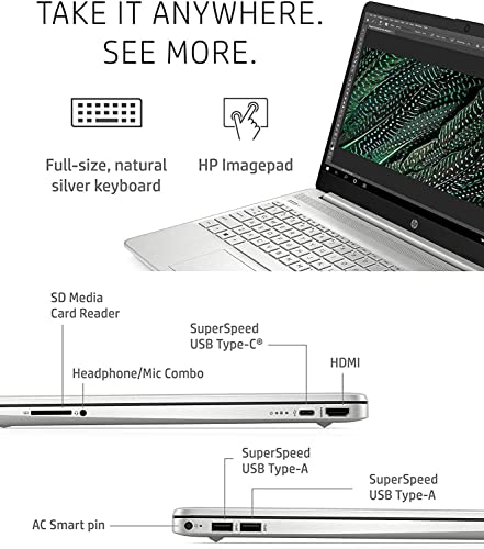 [Windows 11 Pro] Newest HP Pavilion Business Laptop, 15.6" FHD IPS Touchscreen, i7-1165G7(Up to 4.7GHz), 16GB RAM, 1TB PCIe SSD, Intel Iris Xe Graphics, Webcam, NumPad, HDMI, WiFi, Bluetooth