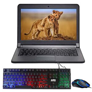 13.3 inch laptop hd screen, intel core i5 4th gen processor, 8gb ddr3 ram, 120gb ssd, hdmi, inbuilt webcam, hdmi, wi-fi, bluetooth, windows 10 pro (renewed)