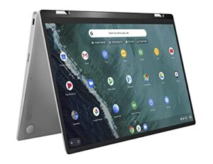 asus chromebook flip c434 2-in-1 laptop, 14″ full hd touchscreen 4-way nanoedge, intel core m3-8100y processor, 4gb ram, 64gb emmc storage, all-metal body, backlit kb, chrome os- c434ta-dsm4t, silver