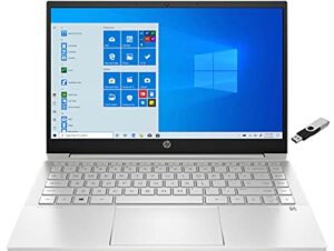 2022 hp pavilion 14″ fhd premium laptop 11th gen 4-core intel i5-1135g7 16gb ddr4 1tb nvme ssd intel iris xe graphics hdmi webcam bluetooth backlit keyboard wi-fi 6 windows 11 home w/ 32gb usb