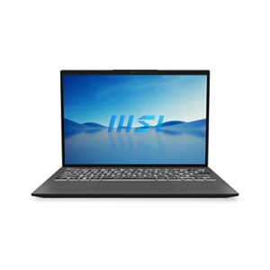 msi prestige 13 evo 13.3″ fhd+ laptop: intel core i7-1360p, intel iris xe, 32gb ddr5, 1tb nvme ssd, thunderbolt 4, hdmi, microsd card reader, win 11 pro: stellar gray a13m-050us