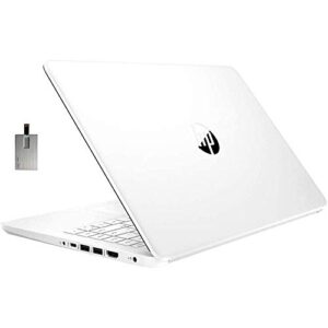 2021 hp stream 14″ hd laptop computer, intel celeron n4020 processor, 4gb ram, 64gb emmc, hd audio, hd webcam, intel uhd graphics 600, 1 year office, win 10 s, white(renewed)