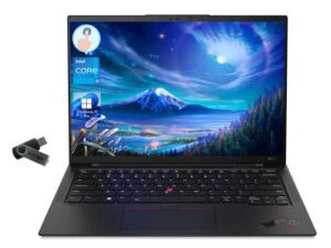 lenovo thinkpad x1 carbon gen 10 business laptop, 14″ wuxga ips display, intel core i5-1240p, windows 11 pro, 16gb ram, 512gb ssd, fingerprint, td usb