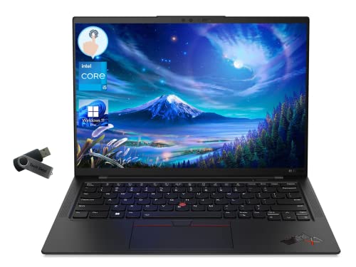 Lenovo ThinkPad X1 Carbon Gen 10 Business Laptop, 14" WUXGA IPS Display, Intel Core i5-1240P, Windows 11 Pro, 16GB RAM, 512GB SSD, Fingerprint, TD USB