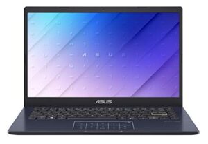 asus laptop l410 ultra thin laptop, 14 fhd display, intel celeron n4020 processor, 4gb ram, 64gb storage, numberpad, windows 10 home in s mode, star black, l410ma-db02 (renewed)