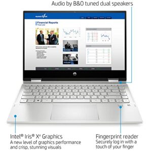 HP Pavilion x360 2-in-1 14" FHD Touchscreen Laptop Computer, Intel Quad-Core i5-1135G7 up to 4.2GHz (Beat i7-1065G7), 16GB DDR4 RAM, 1TB PCIe SSD, WiFi 6, Silver, Windows 11, BROAG Extension Cable